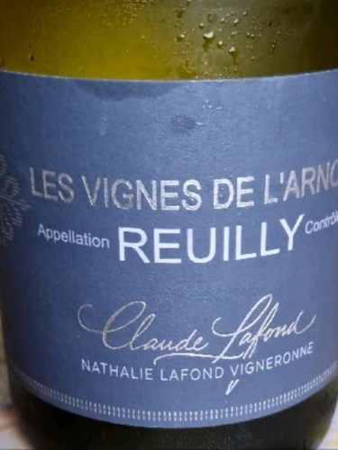 Claude Lafond Les Vignes de L'Arnon Reuilly Blanc | Vivino Français