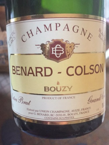 Benard - Colson Blanc de Blanc Extra Brut Champagne Grand Cru 'Bouzy ...