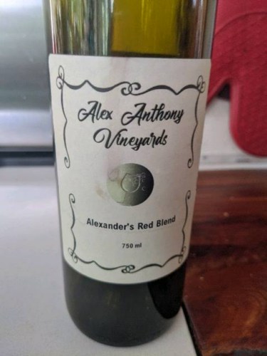 Alex Anthony Vineyards Alexander's Red Blend | Vivino United States