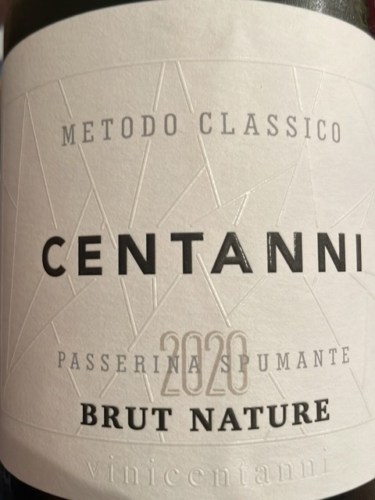 Centanni Passerina Spumante Brut Nature | Vivino US
