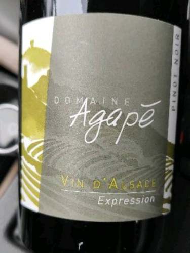 2018 Agape Expression Pinot Noir | Vivino US