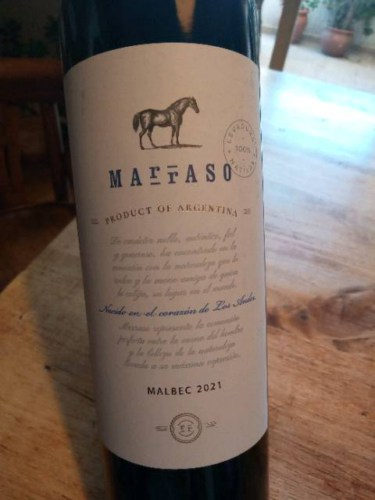 2021 Marraso Malbec | Vivino