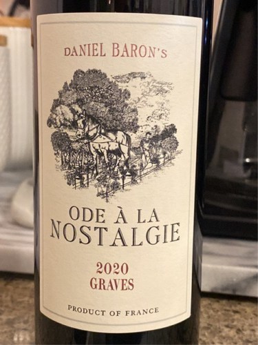 Daniel Baron Ode À la Nostalgie Graves | Vivino US Daniel Baron Ode À la Nostalgie Graves | Vivino US