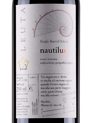 Leuta Nautilus Single Barrel Select Rosso | Vivino US