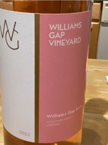 Williams Gap Vineyard Rosè | Vivino US