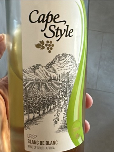 Cape Style Wines Crisp Blanc de Blanc | Vivino English