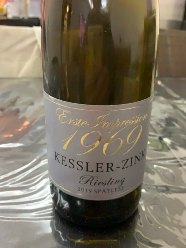 Kessler-Zink Erste Impression 1969 Riesling Spätlese | Vivino US