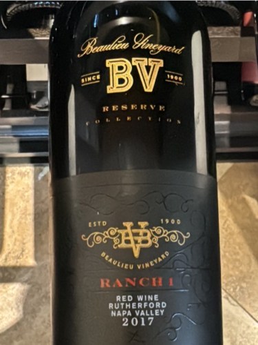 Beaulieu Vineyard (BV) Reserve Maestro Collection Ranch No. 1 Red ...