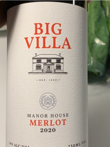 Big Villa Manor House Merlot | Vivino US