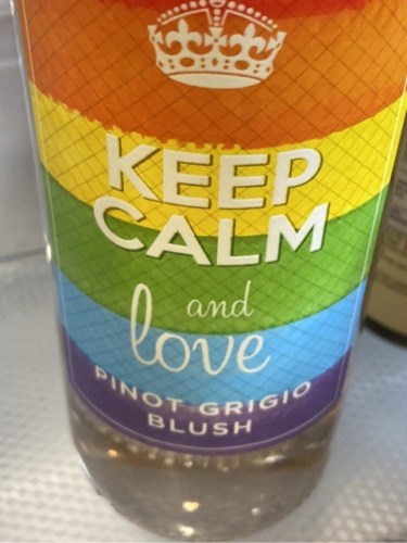 Keep Calm Keep Calm and Love Pinot Grigio Blush | Vivino English