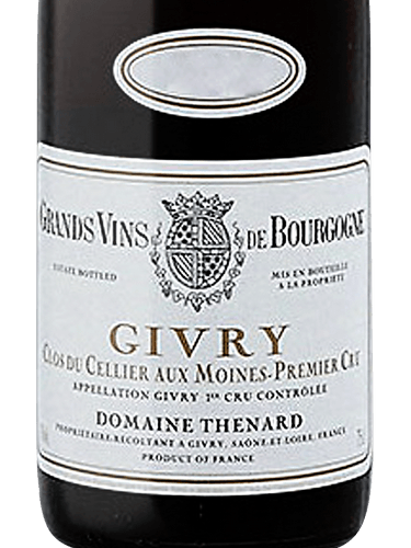 Domaine Thénard Givry 1er Cru Clos du 'Cellier Aux Moines' | Vivino ...