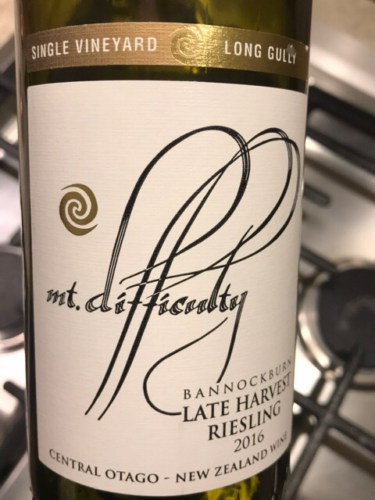 Mt Difficulty Long Gully Late Harvest Riesling | Vivino US