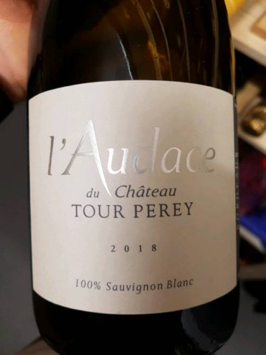 2018 Château Tour Perey L'Audace Sauvignon Blanc | Vivino US