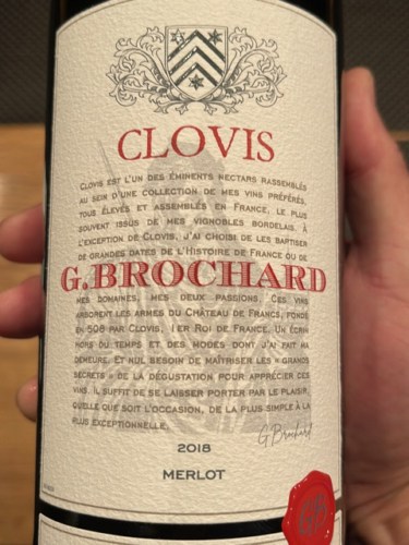G. Brochard Clovis Merlot | Vivino US