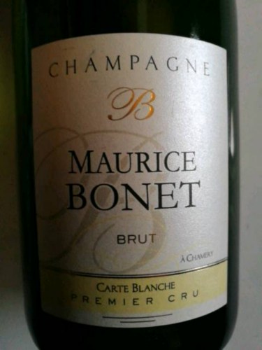 Maurice Bonet Carte Blanche Brut Champagne Premier Cru | Vivino US