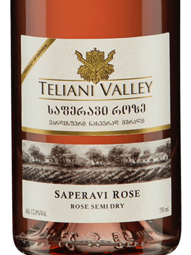 Teliani Valley Saperavi Rosé Semi Dry (საფერავი როზე ნახევრად ტკბილი ...