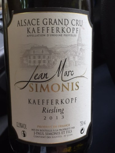 2020 Jean-Marc Simonis Riesling Alsace Grand Cru 'Kaefferkopf' | Vivino ...