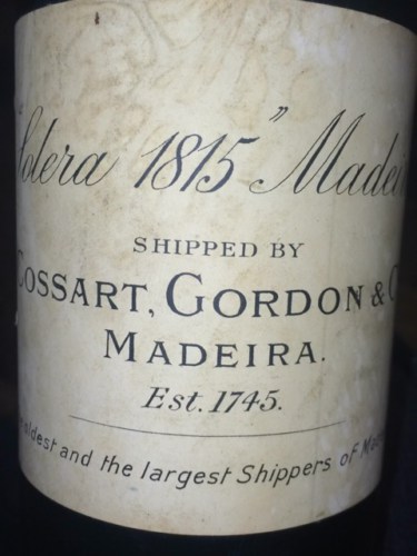 1815 Cossart Gordon Solera Madeira | Vivino US