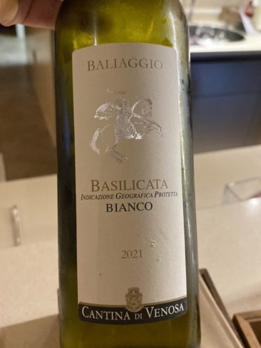 Venosa Baliaggio Basilicata Malvasia | Vivino Canada