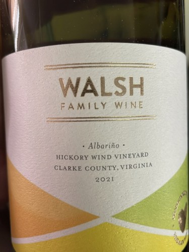 Walsh Family Wine Hickory Wind Vineyard Albarino | Vivino US