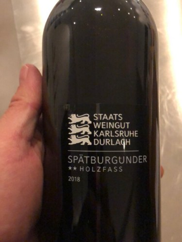 Staatsweingut Karlsruhe-Durlach Spätburgunder ** Holzfass | Vivino US