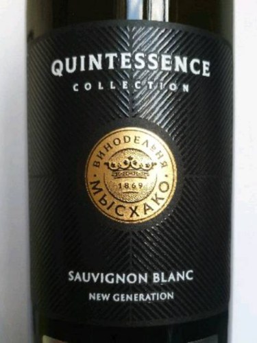 Мысхако (Myskhako) Quintessence Collection New Generation Sauvignon ...