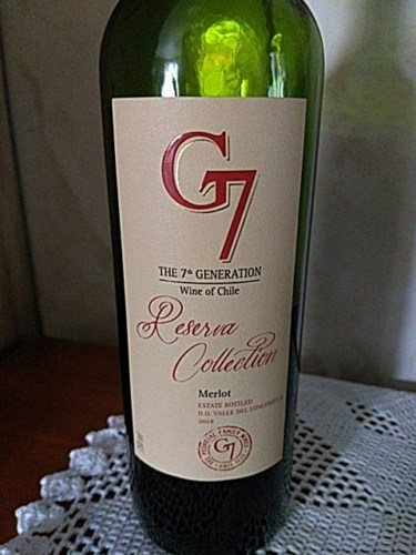 The 7th Generation - G7 Reserva Collection Merlot | Vivino English
