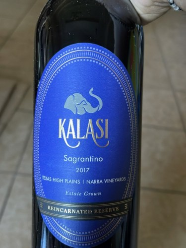 Kalasi Cellars Narra Vineyards Reincarnated Reserve Sagrantino | Vivino US