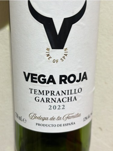 Vega Roja Tempranillo - Garnacha | Vivino Brasil