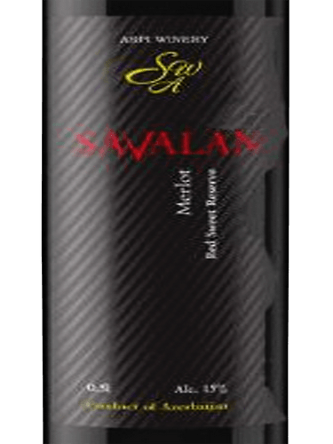 Savalan ASPI Winery Merlot Red Sweet Reserve | Vivino US