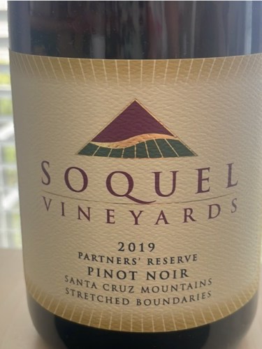 Soquel Vineyards Partners' Reserve Stretched Boundaries Pinot Noir ...