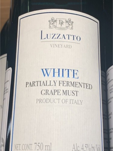 Luzzatto Vineyard Partially Fermented White | Vivino US