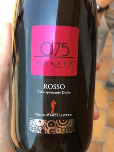 Piera Martellozzo 075 Carati Spumante Dolce Rosso | Vivino US