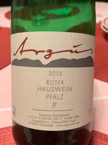 Weingut Peter Argus Roter Hauswein | Vivino Australia