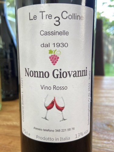 Le Tre Colline di Dellerba Frisone Alessio Nonno Giovanni Rosso | Vivino US