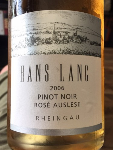 Hans Lang Pinot Noir Rosé Auslese | Vivino US