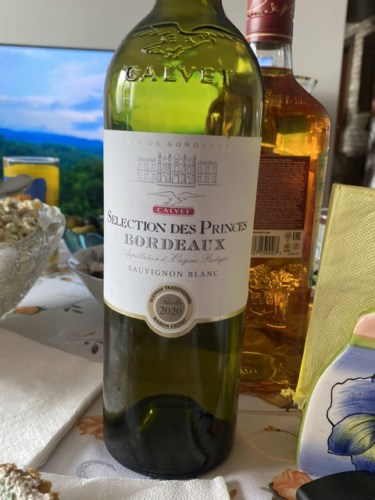 Calvet Selection des Princes Bordeaux Sauvignon Blanc | Vivino US