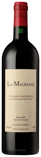2019 La Mauriane Puisseguin Saint-Émilion | Vivino US