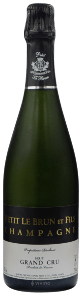 N.V. Petit le Brun Brut Champagne Grand Cru 'Avize' | Vivino English