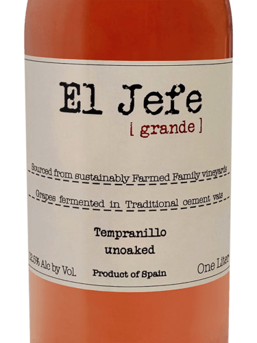El Jefe [Grande] Tempranillo Rosé | Vivino US