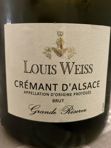 Louis Weiss Grandes Réserve Crémant d'Alsace Brut | Vivino US