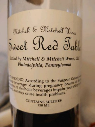 Mitchell & Mitchell Wines Sweet Red Table | Vivino België