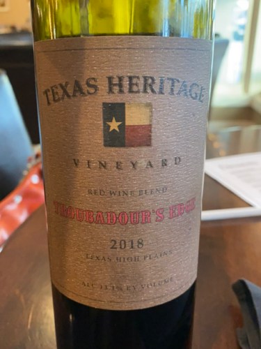 Texas Heritage Vineyard Troubadour’s Edge | Vivino English