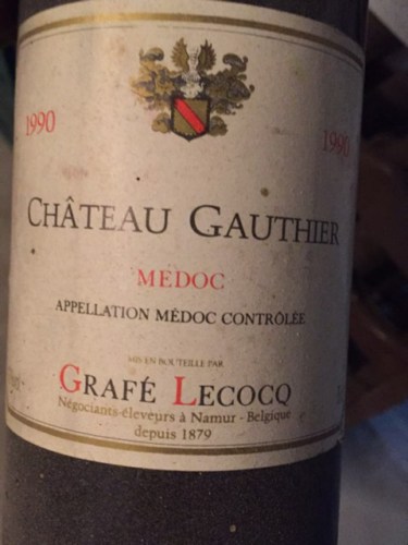 Grafé Lecocq Château Gauthier Médoc | Vivino US
