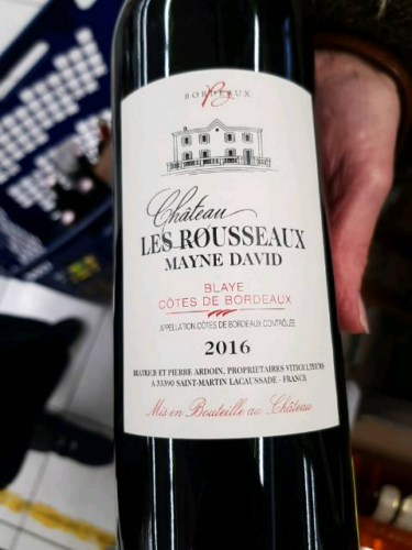 2016 Château Cap Saint-Martin Chateau Les Rousseaux Mayne David | Vivino US