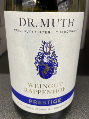 Rappenhof DR. Muth Prestige Weissburgunder - Chardonnay | Vivino US