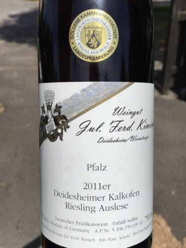 Julius Ferdinand Kimich Deidesheimer Kalkofen Riesling Auslese | Vivino US