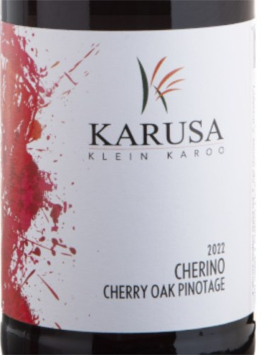 Karusa Cherino Cherry Oak Pinotage | Vivino US