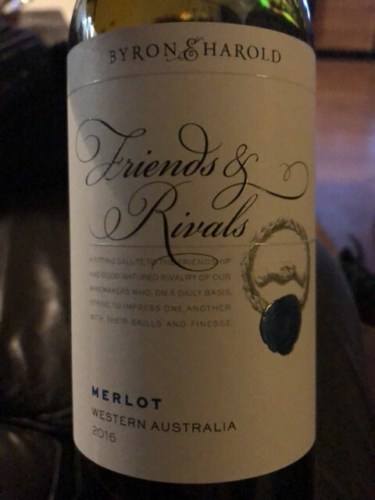 Byron & Harold Friends et Rivals Merlot | Vivino US