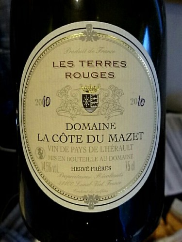 Herve Freres Domaine La Cote Du Mazet Les Terres Rouges | Vivino US